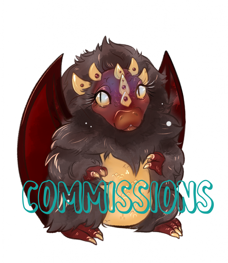 Commission Lucky Charm box Or - Caroline (2ème acompte) - Fantasy Creatures